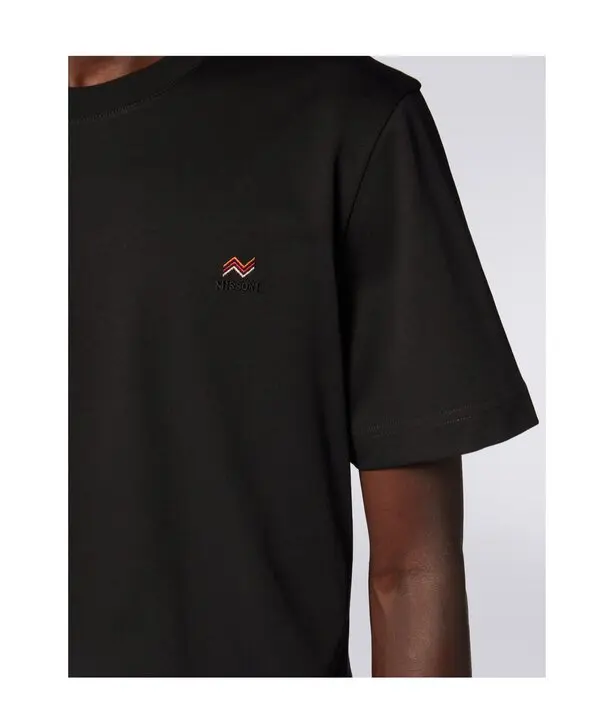 Missoni Logo Embroidered Crewneck T-shirt