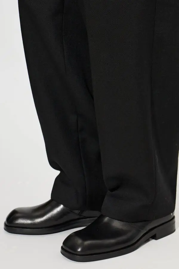 LEMAIRE Leather Square Toe Loafers