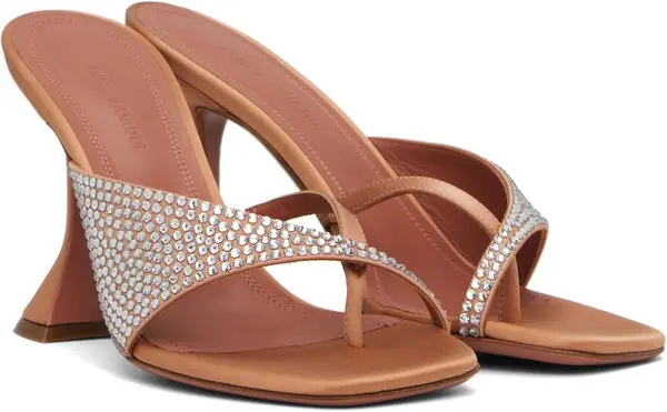 Amina Muaddi Shiona Slipper 95 High-heeled Sandals