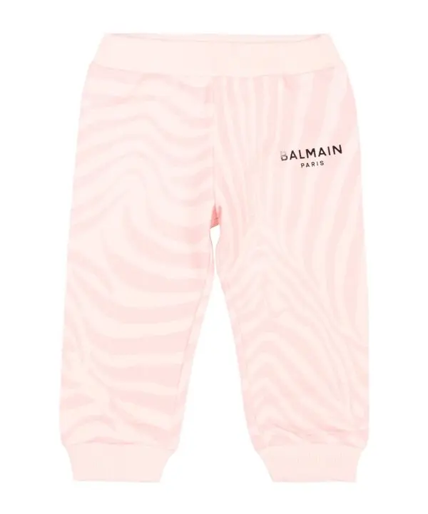Balmain Zebra Print Track Pants