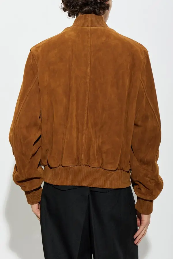 AMI Paris Suede Bomber Jacket