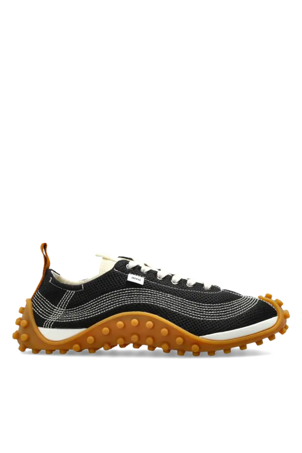 AMI Paris Low-top Athletic Sneakers With Sculptural Sole