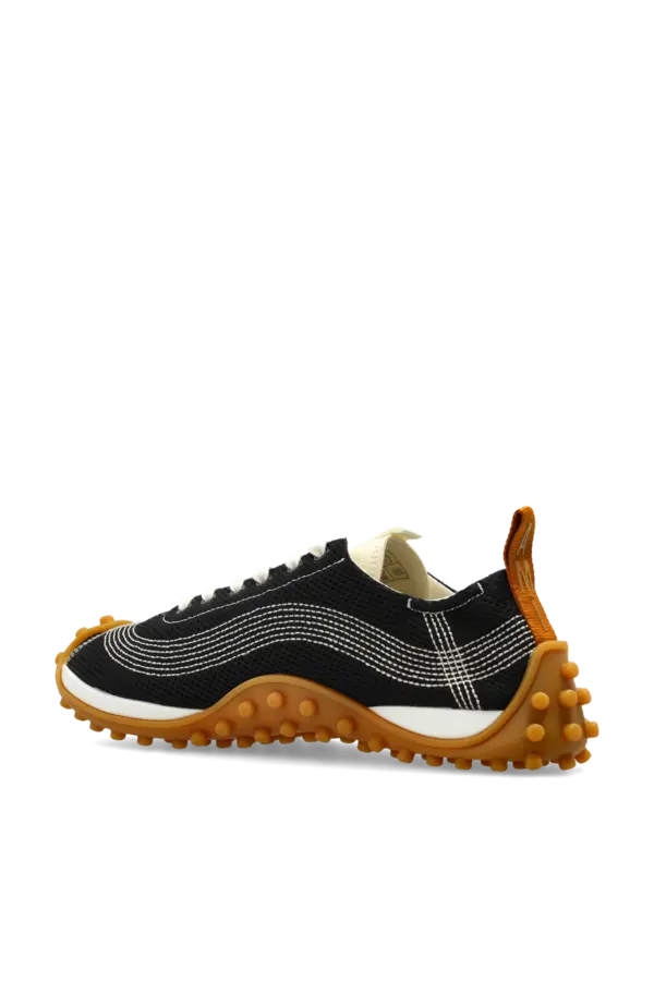 AMI Paris Low-top Athletic Sneakers With Sculptural Sole