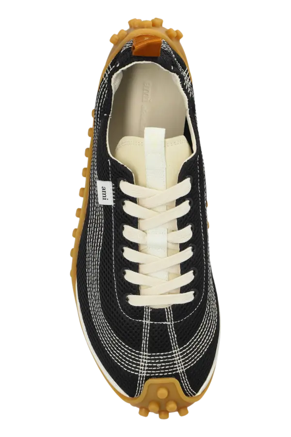 AMI Paris Low-top Athletic Sneakers With Sculptural Sole