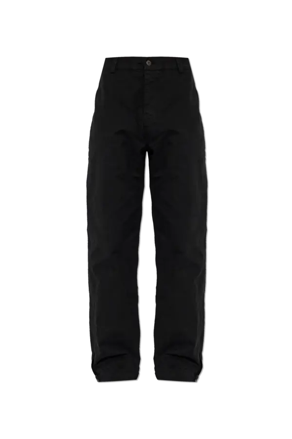 Off-White Straight-leg Cotton Trousers