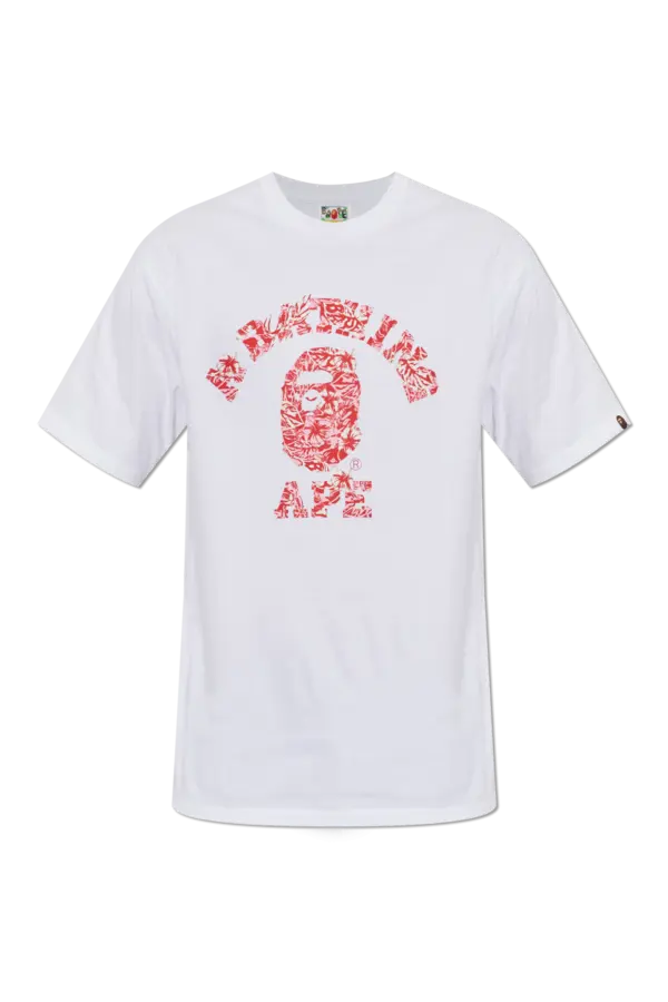 A BATHING APE T-shirt With Print - White