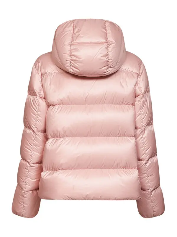 Moncler Feligule Hooded Short Down Jacket - Pink