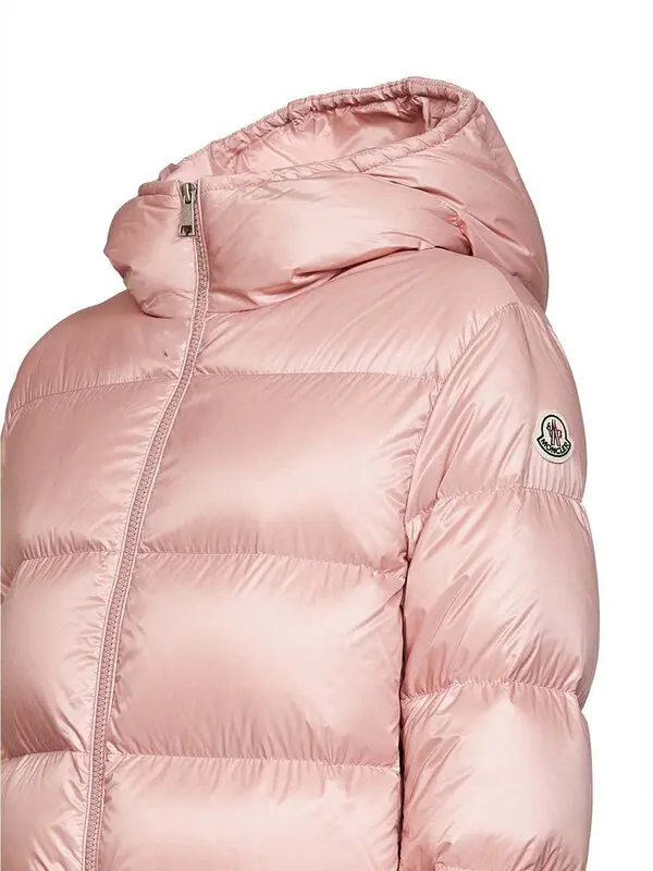 Moncler Feligule Hooded Short Down Jacket - Pink