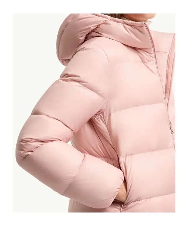 Moncler Feligule Hooded Short Down Jacket - Pink