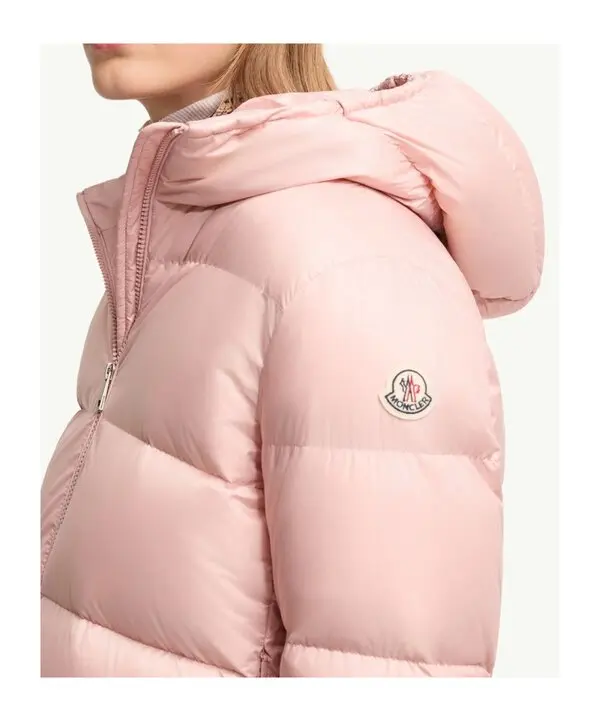 Moncler Feligule Hooded Short Down Jacket - Pink