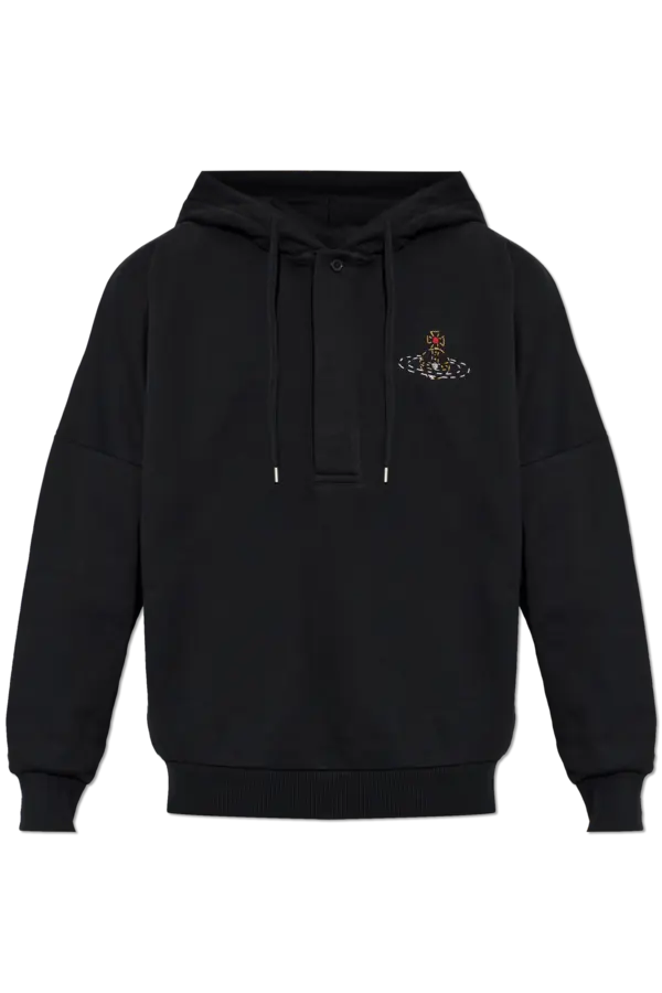VIVIENNE WESTWOOD Batwing Sleeve Sweatshirt With Embroidered Logo