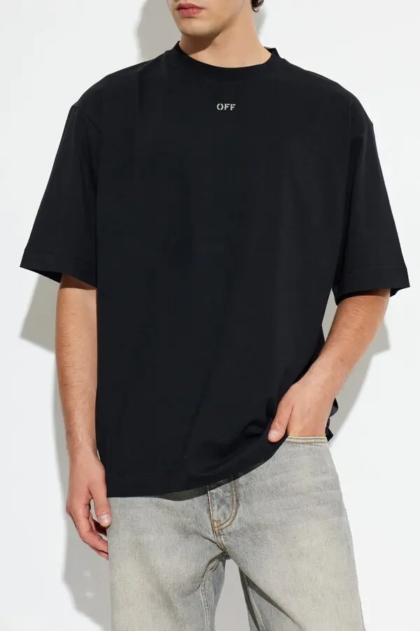 Off-White T-shirt With Logo