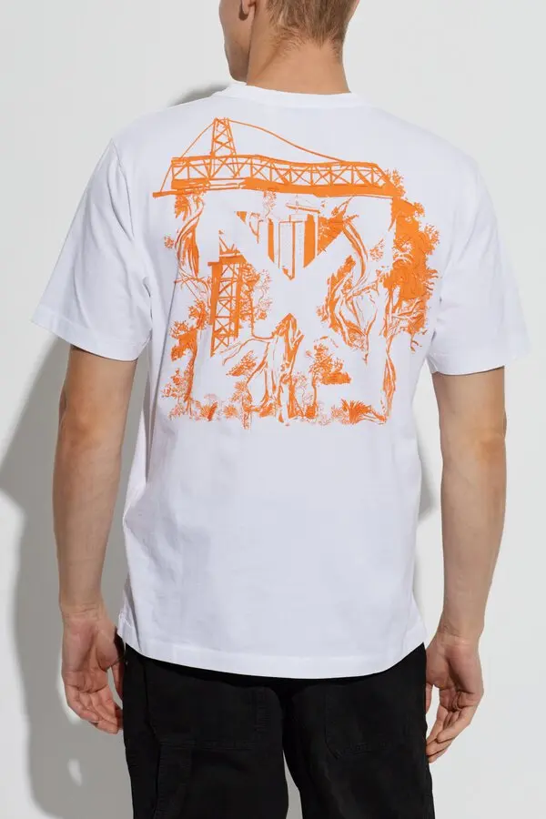 Off-White T-shirt With Logo