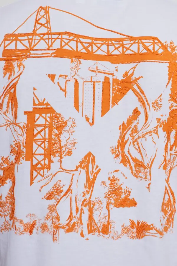 Off-White T-shirt With Logo
