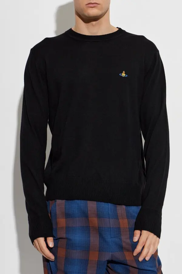 VIVIENNE WESTWOOD Alex" Wool Sweater - Black