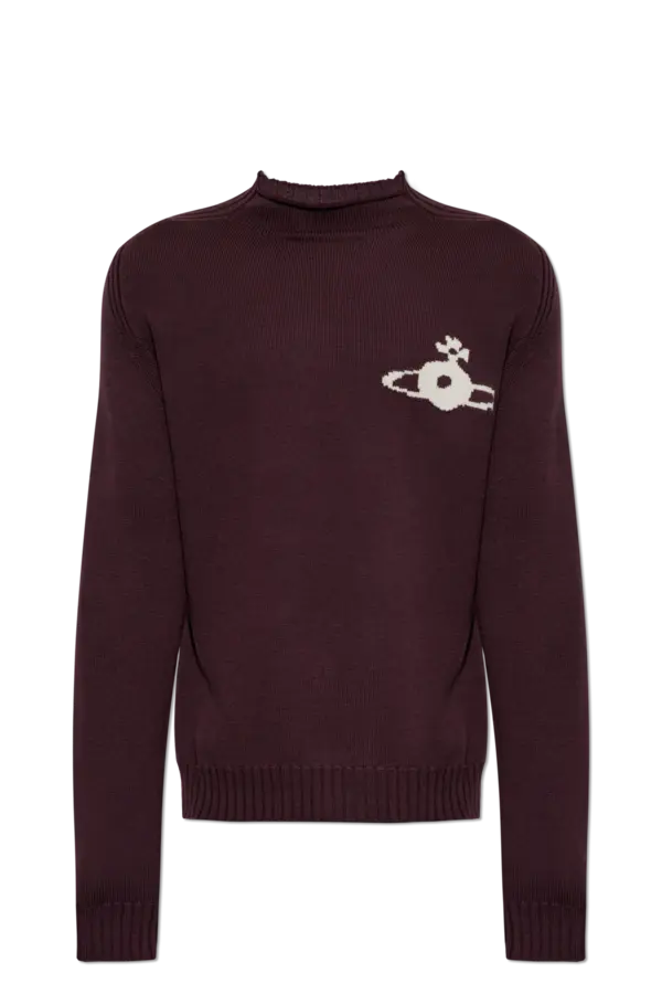 VIVIENNE WESTWOOD Fisherman' Wool Sweater - Purple