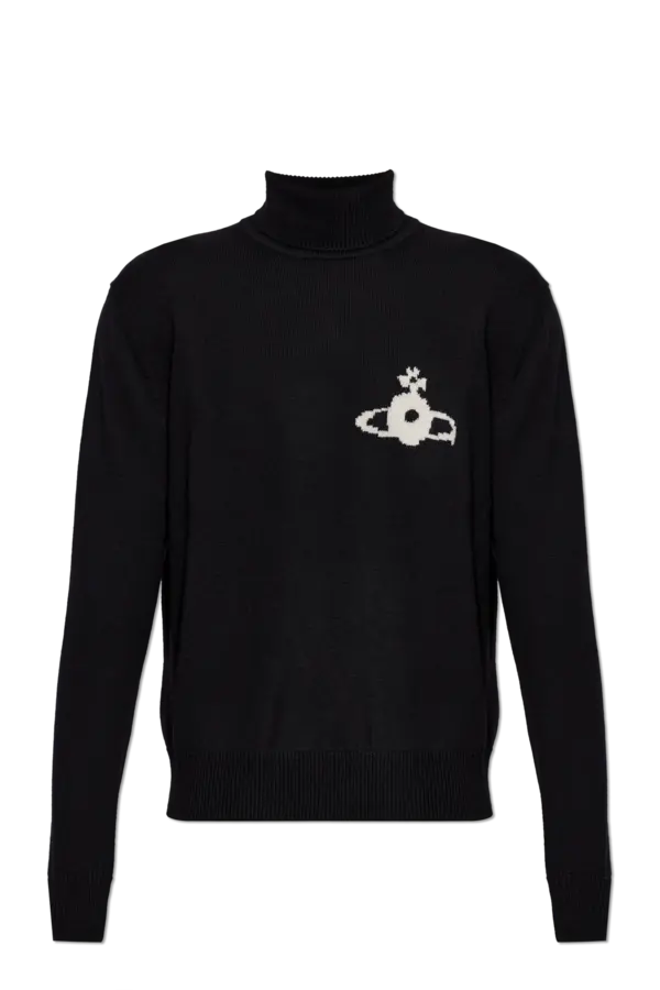 VIVIENNE WESTWOOD Mark' Wool Turtleneck Sweater - Black