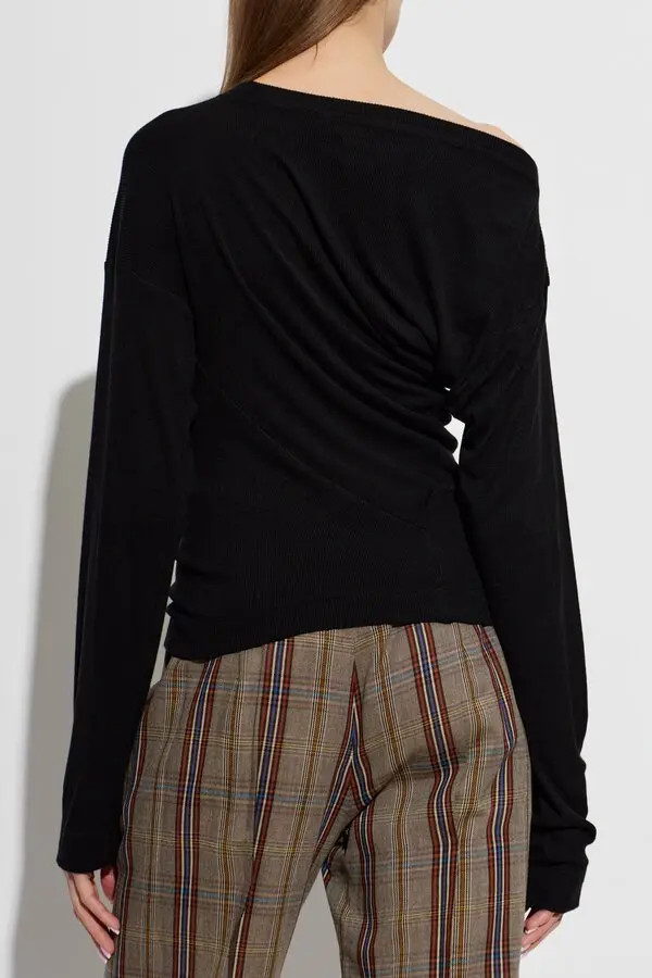 VIVIENNE WESTWOOD Ribbed Knit Long Sleeve Sweater