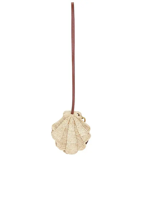 Chloé Seashell Bag Charm With Pearl Detail