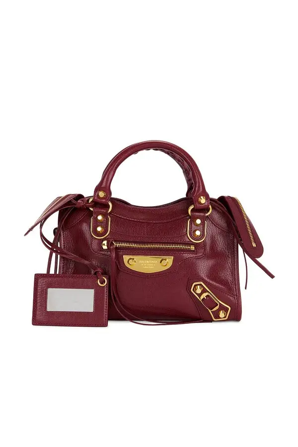 Balenciaga Le City Mini Uptown Bag - Ruby
