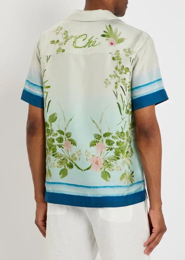 CHE Bloom Floral-print Silk Shirt