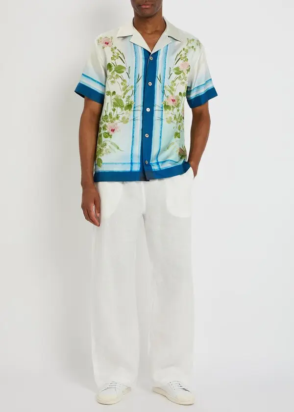 CHE Bloom Floral-print Silk Shirt