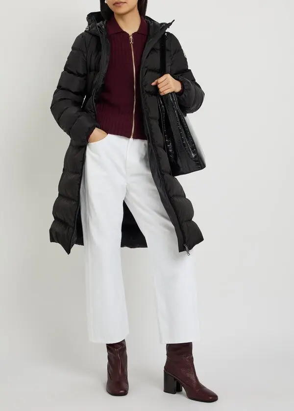 Moncler Avocette Hooded Padded Nylon Coat