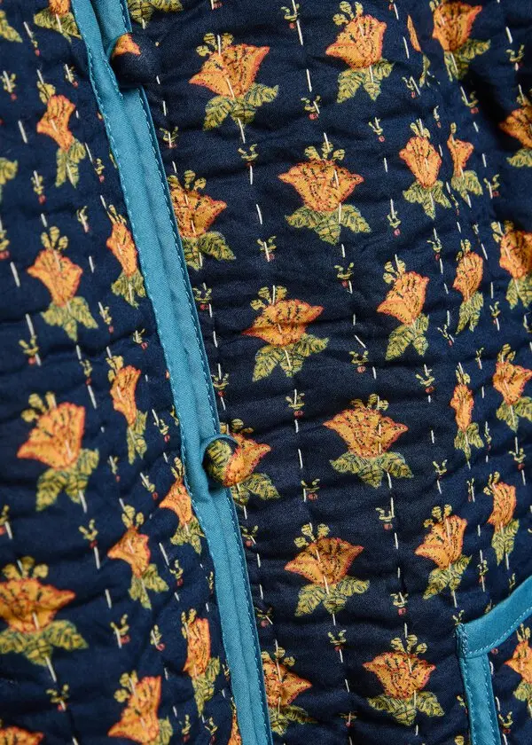 Polo Ralph Lauren Quilted Floral-print Cotton Jacket