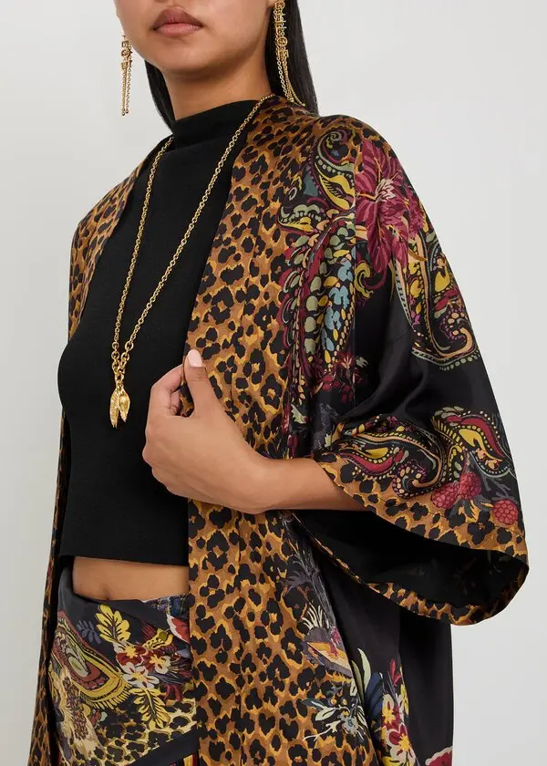 Etro Printed Silk Jacket