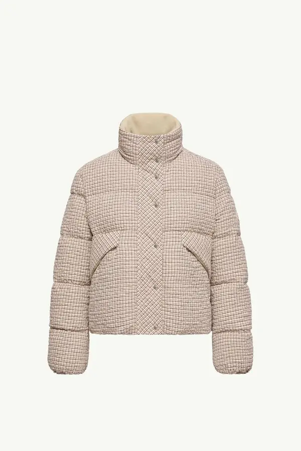 Moncler Cloante Short Down Jacket With Fleece Collar