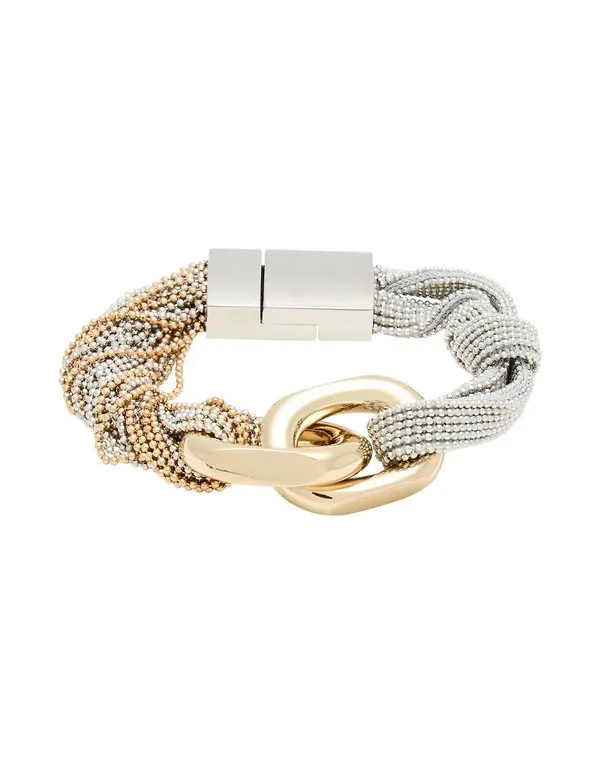 Fabiana Filippi Two Tone Beaded Link Bracelet
