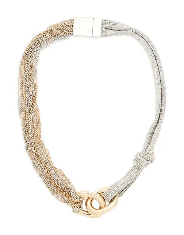 Fabiana Filippi Ecobrass Necklace With Magnetic Fastening