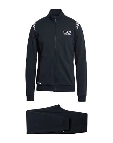 EA7 Tracksuit Size Cotton, Polyester, Elastane - Midnight Blue