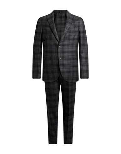Montedoro By Slowear Suit Charcoal Size Virgin Wool