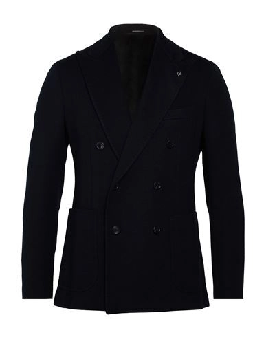 Tagliatore Blazer Size Polyester, Virgin Wool, Acrylic - Navy