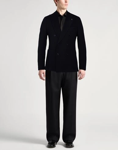 Tagliatore Blazer Size Polyester, Virgin Wool, Acrylic - Navy