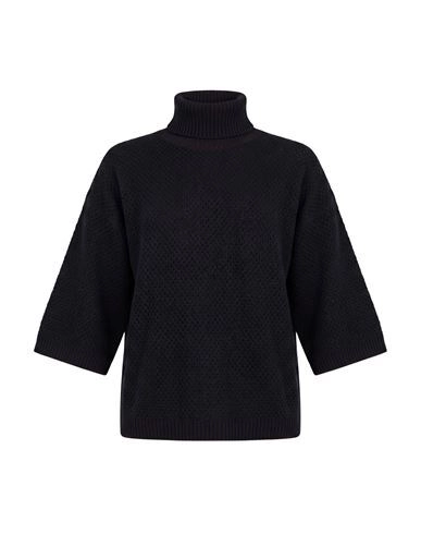 Fabiana Filippi Virgin Wool, Silk, And Cashmere Turtleneck - Midnight Blue