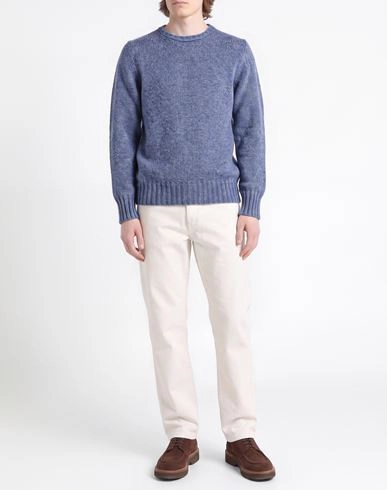 Alpha Studio Sweater In Slate Wool Blend