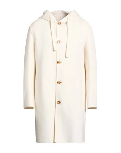LARDINI Midnight Wool Coat - White