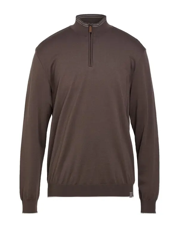Paul & Shark Virgin Wool & Cashmere Sweater - Dark Brown