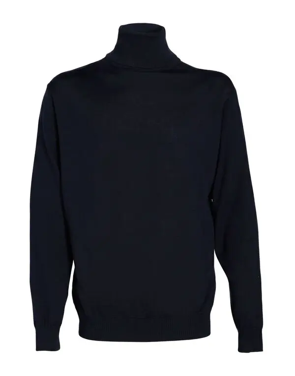 Paul & Shark Turtleneck Size Virgin Wool, Silk - Midnight Blue