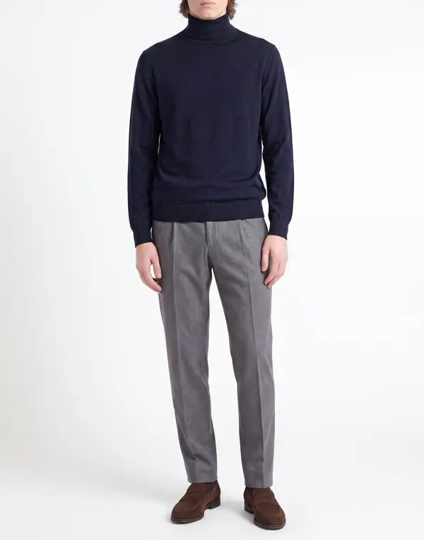 Paul & Shark Turtleneck Size Virgin Wool, Silk - Midnight Blue