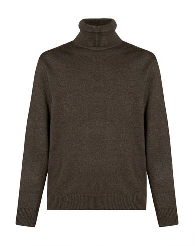 Paul & Shark Virgin Wool, Viscose, And Cashmere Turtleneck Sweater - Brown