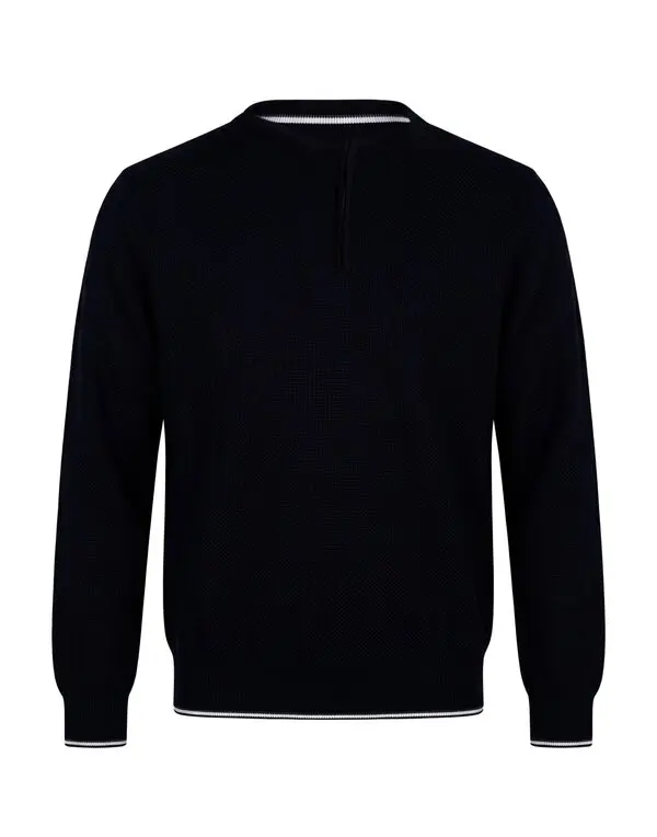 Paul & Shark Virgin Wool And Lyocell Sweater - Blue