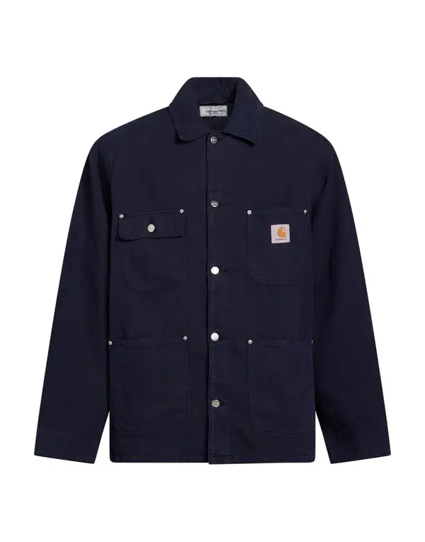 Carhartt Jacket Emerald Size Cotton, Linen - Blue