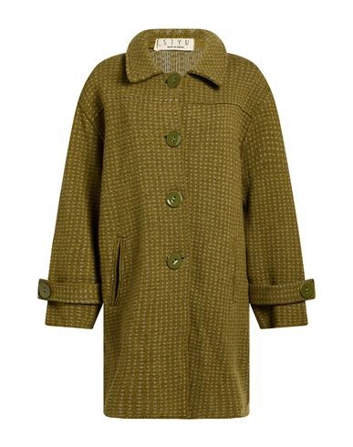 SIYU Jacquard-knit Merino Wool Coat