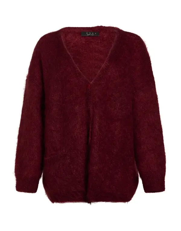 KAOS Mohair Wool Blend Cardigan