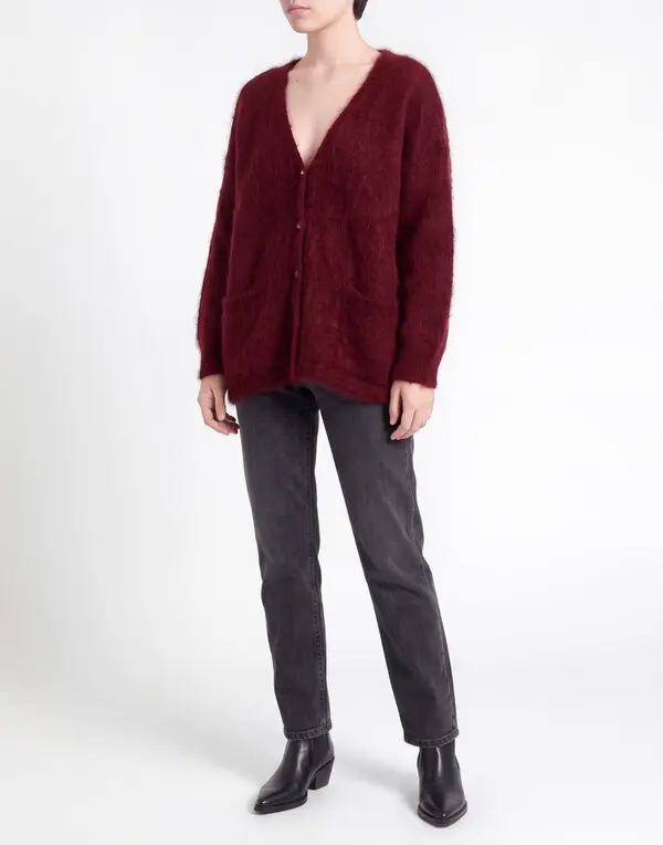 KAOS Mohair Wool Blend Cardigan