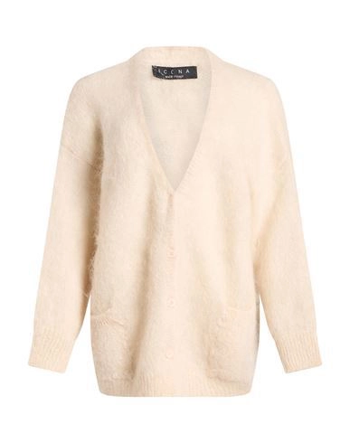 KAOS Mohair Wool Blend Cardigan - White