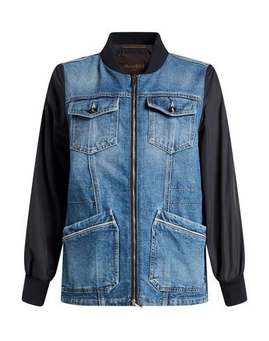 MOORER Denim Outerwear Size Polyester, Viscose